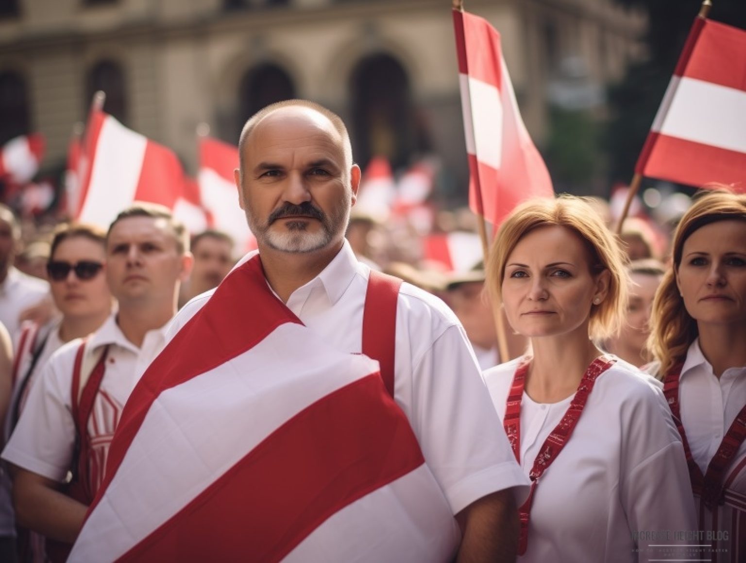 The average height of Polish people